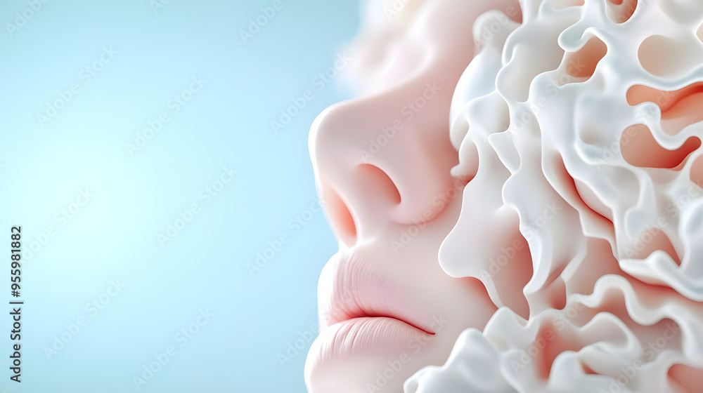 Sleep phases layered depiction of REM and deep sleep cycle Stock ...