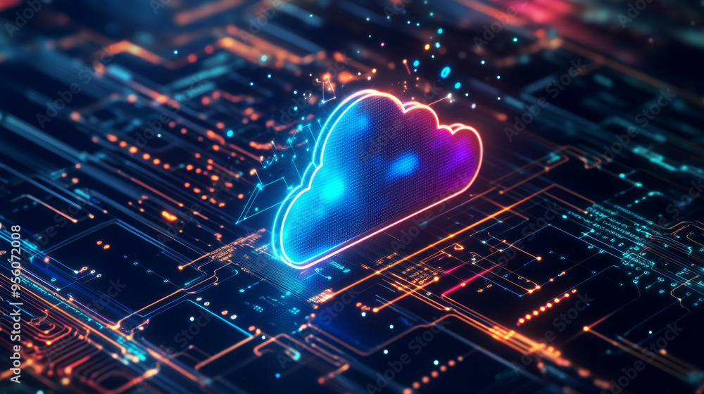 Cloud illustration representing how digital transformation is ...