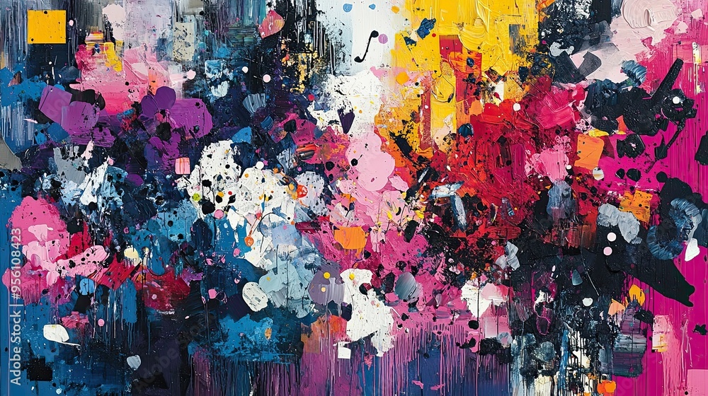 24. Create an artwork that explores the concept of chaos and order ...
