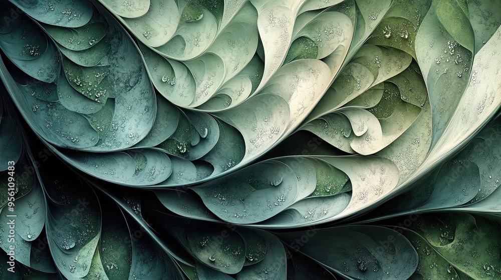 10. Picture an artwork that mimics the organic shapes of nature, from ...