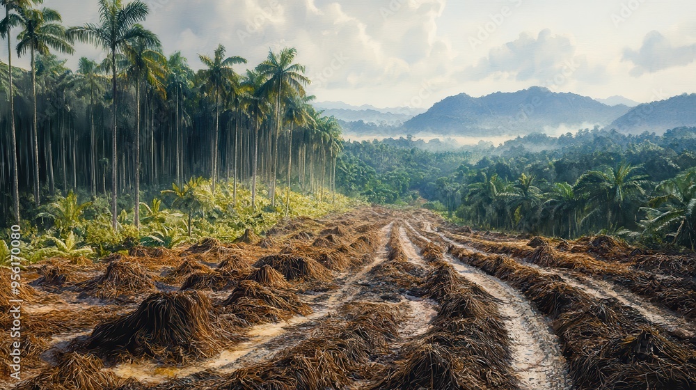 Tragic Consequences of Palm Oil: Empty Orangutan Nests in Deforested ...
