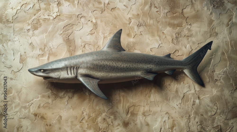 Shark Stuffed Shark Taxidermy on a wall Sharks belong to the ...