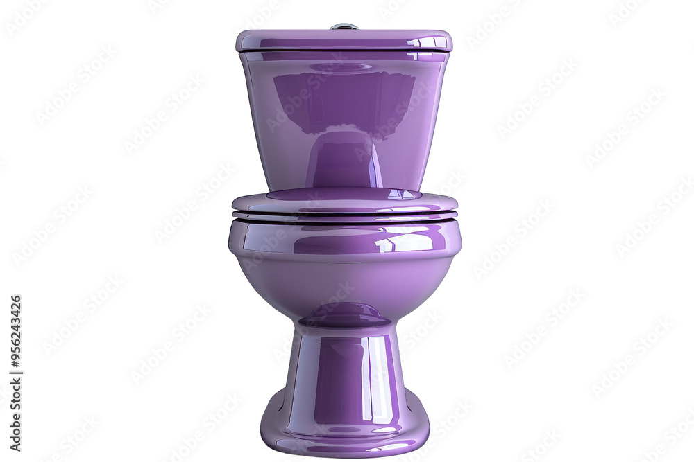 Glossy purple toilet design perfect for modern bathrooms, adding a pop ...