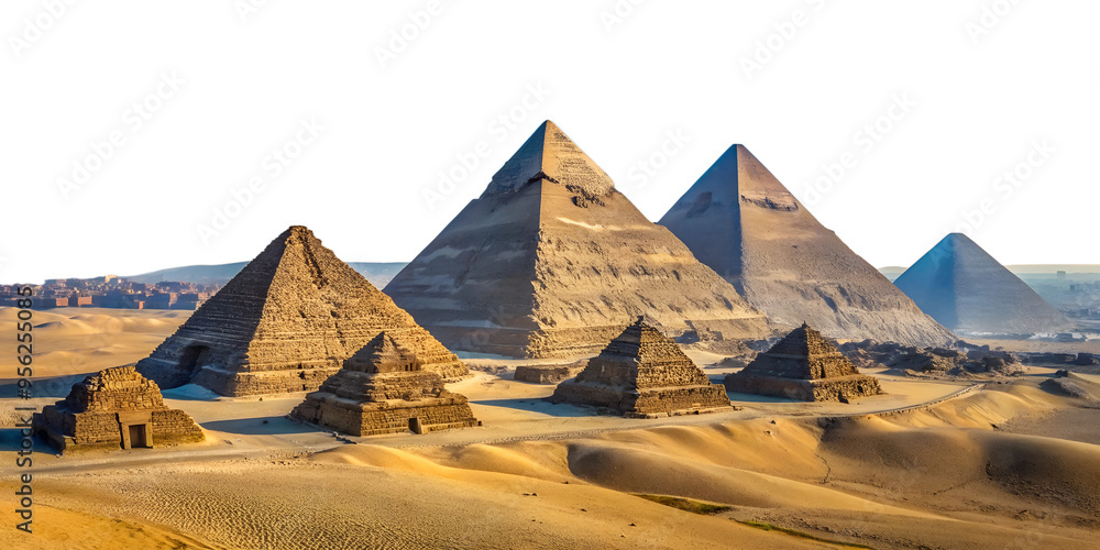 pyramid, cut out, desert, sandy, transparent, backgrounds, pyramid ...