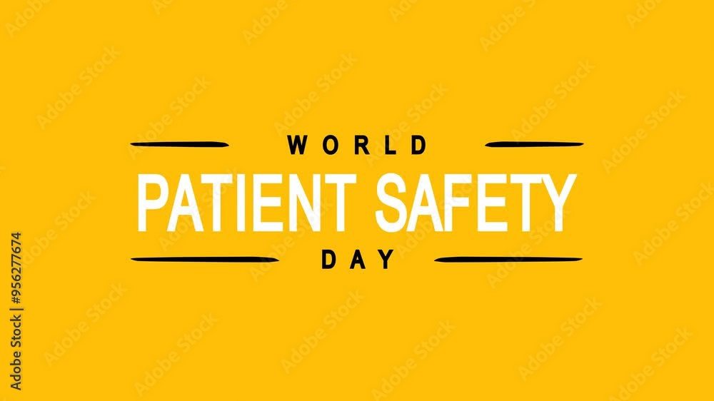 World Patient Safety Day Text Animation. Great for World Patient Safety ...