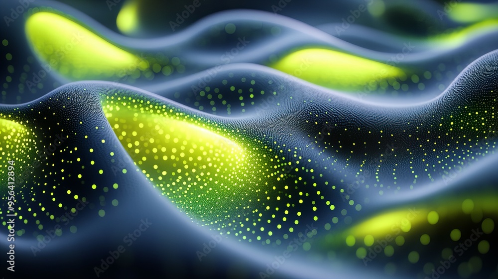 Abstract organic alien coral underwater forms background with unique ...