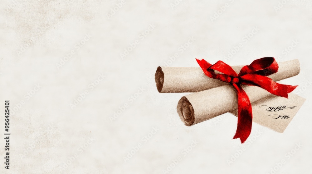 Academic diploma with vintage design ornate borders elegant calligraphy ...