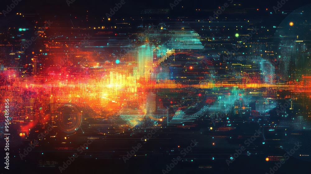 Infographic for digital transformation illustrating the shift to ...