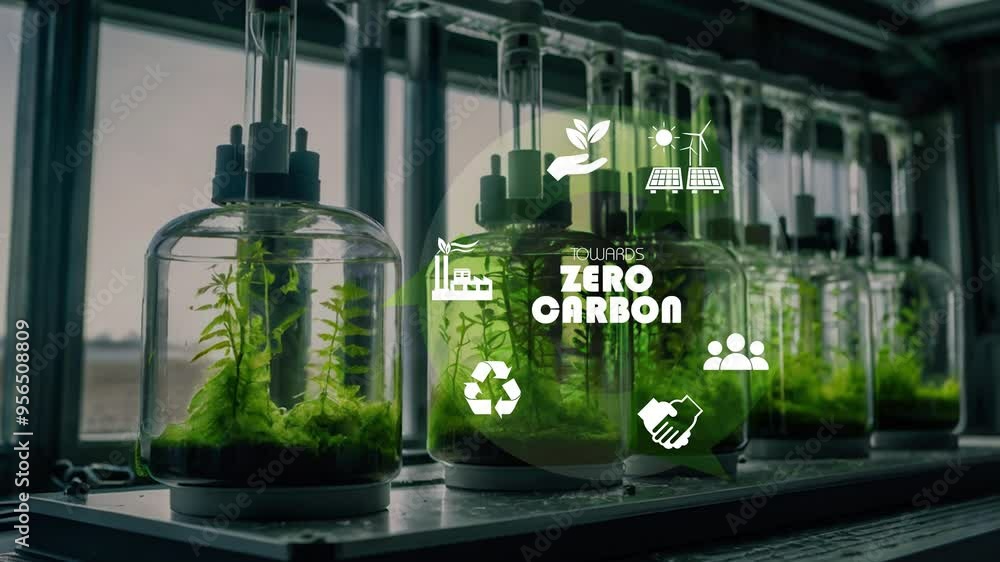 Net Zero 2050.Net zero and carbon neutral concept 2050. Net zero ...