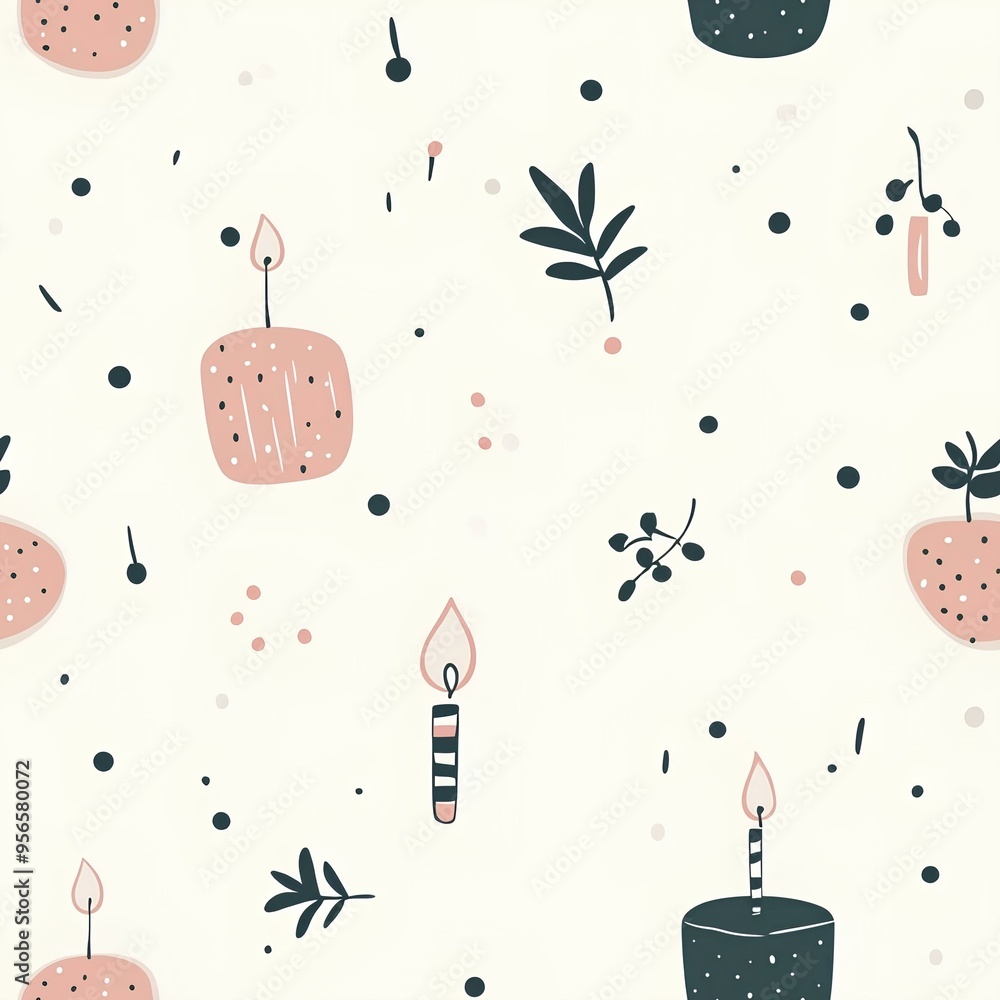 happy birthday texture seamless Stock Illustration | Adobe Stock