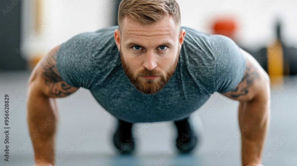 Fitness Influencer Demonstrating a Challenging Functional Training ...