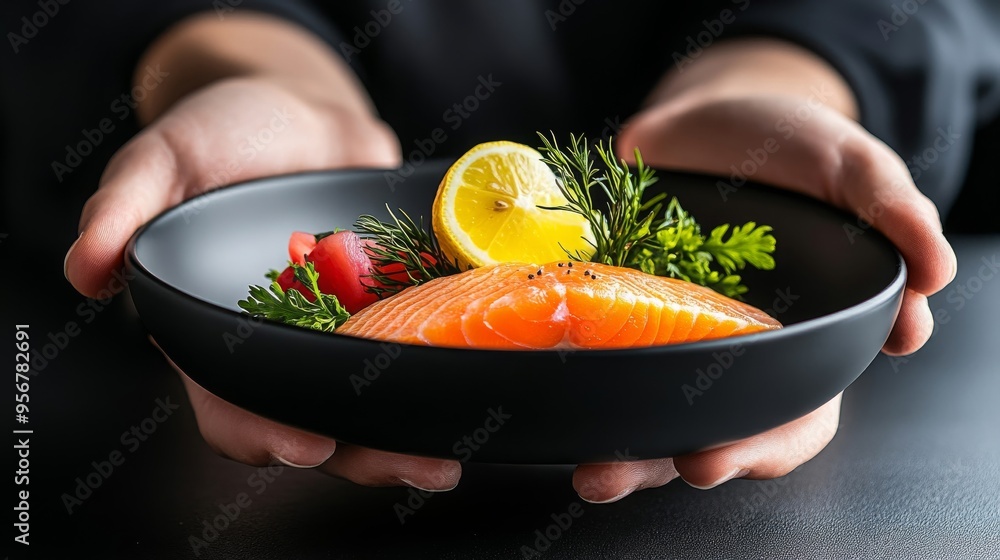 Fresh salmon steak , Omega-3 rich food , Brain health benefits , Salmon ...