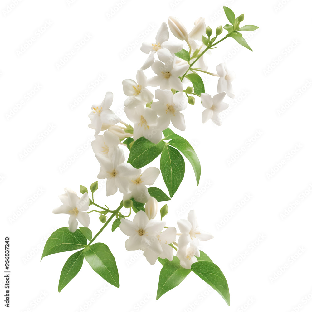 Jasmine, Flower, Isolated on Transparent Background, Graphic Resource ...