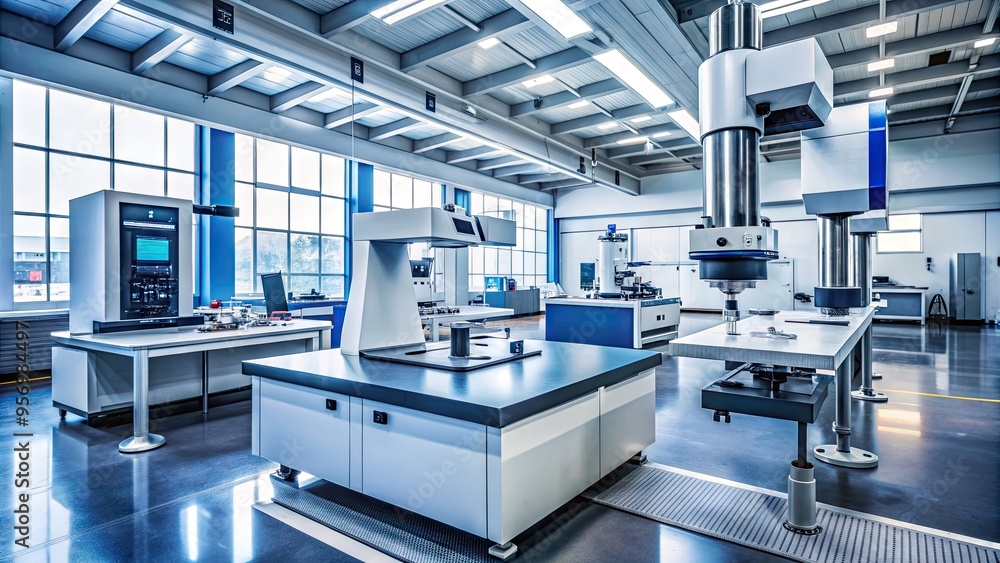 Modern industrial inspection lab with Coordinate Measuring Machine ...