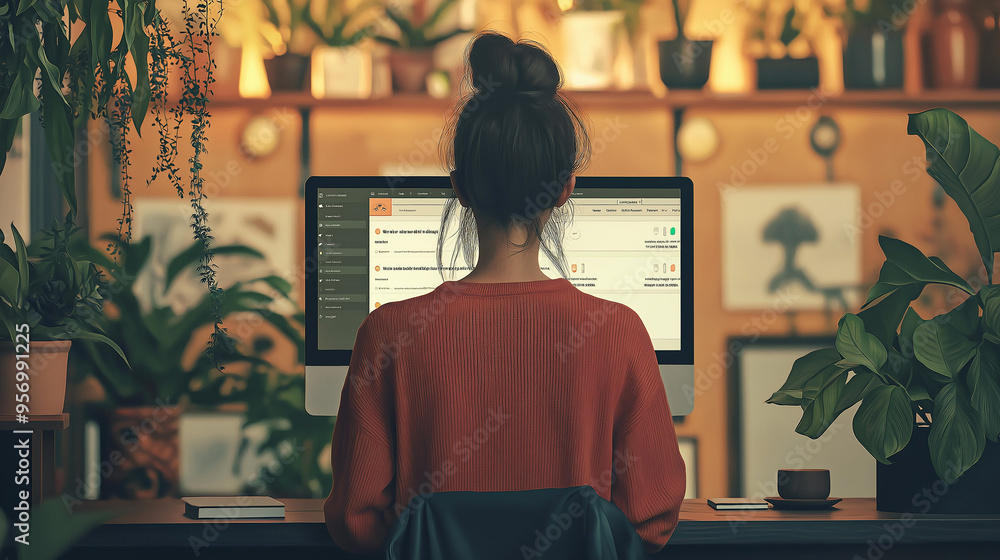 Animated GIF of a website loading screen, engaging user interface design, interactive web ...