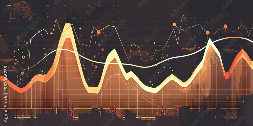 Rustic Brown Toroid Chart Visualizing Inventory Turnover Rate Stock ...
