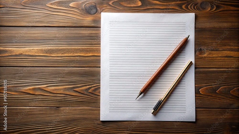 Pencil marks dance across wooden desk, wispy lines tracing melody as ...