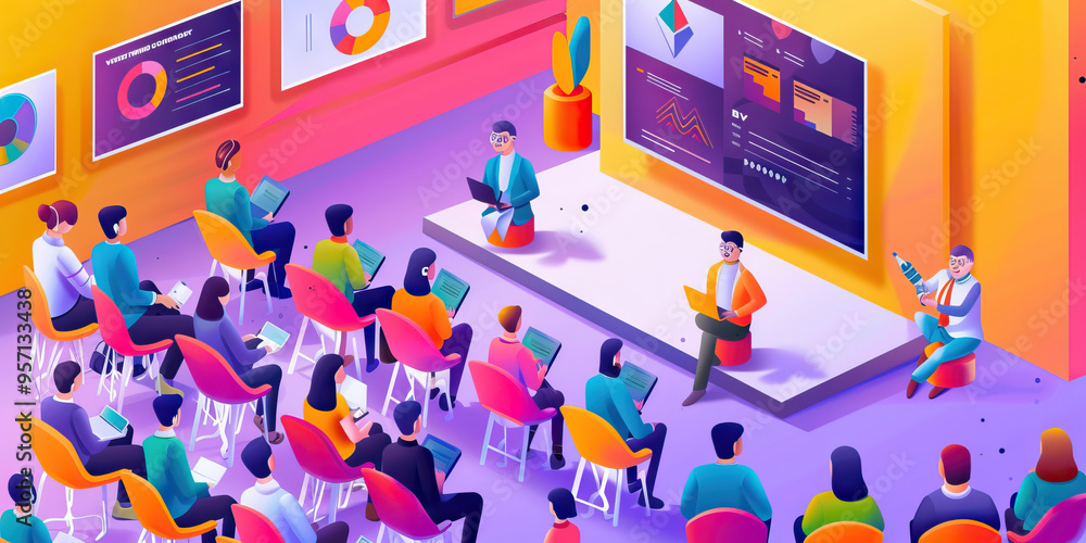 Employee Training & Development: A colorful infographic showcasing the ...