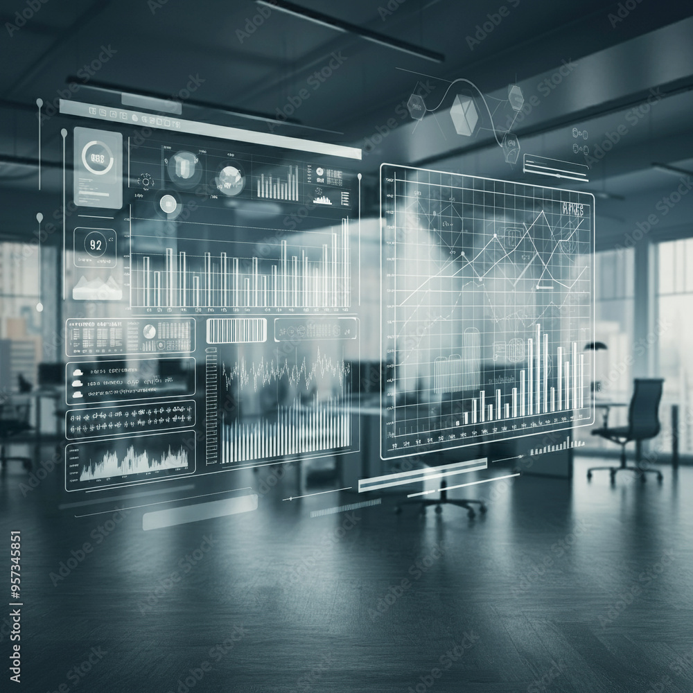 Digital transformation strategy planning modern business office ...