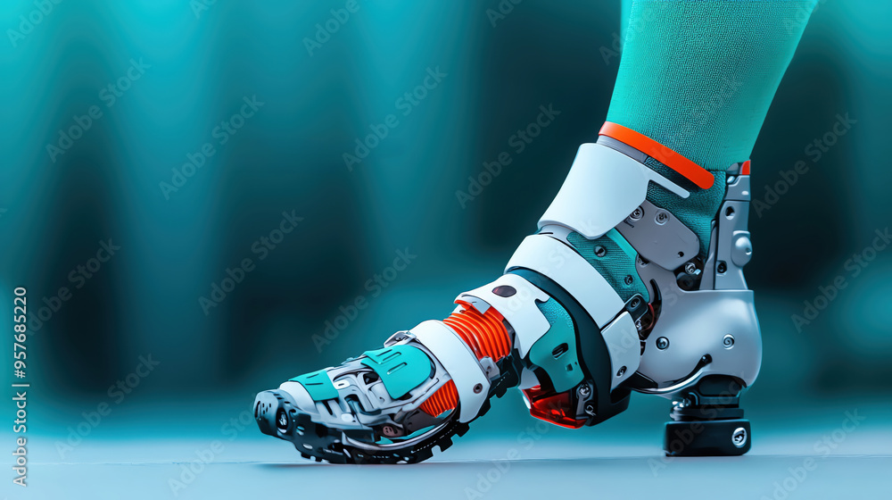 current artificial leg in use by a patient, cuttingedge prosthetic ...