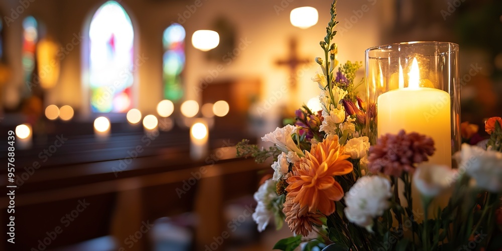 Remembering Loved Ones: Memorial Service Reflections in a Church Stock ...