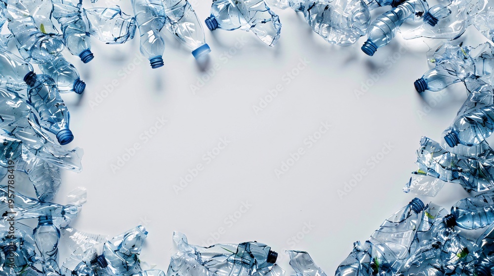 07231249 674. Close-up view of a circular border formed by empty ...