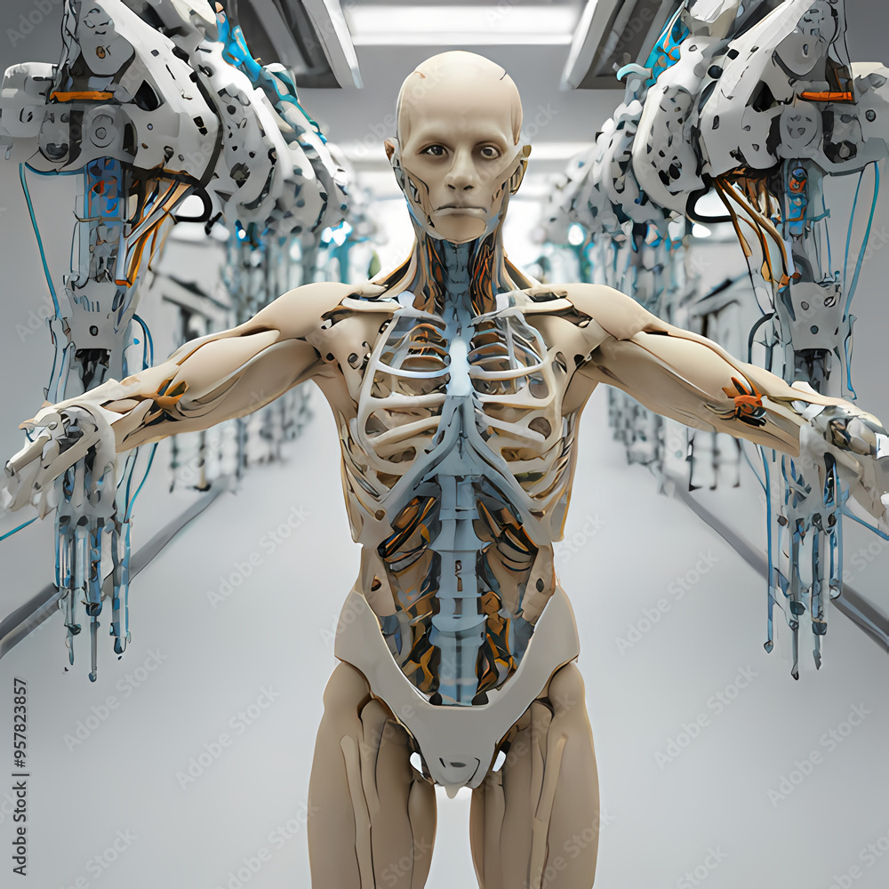 The Future of Humanity: A captivating and thought-provoking image of a ...