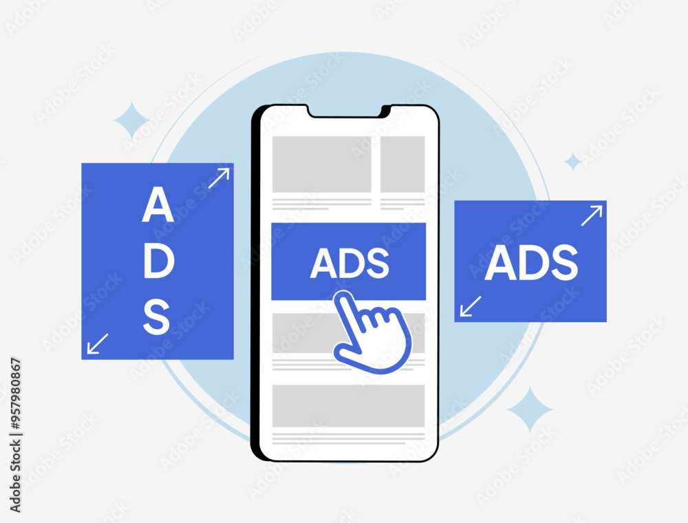 Mobile advertising - online native targeting ads strategy. Best mobile ...