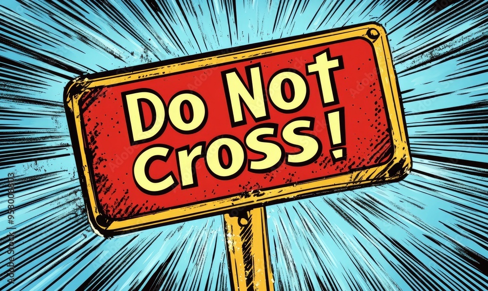 Line art illustration of a comic book style background featuring a Do ...