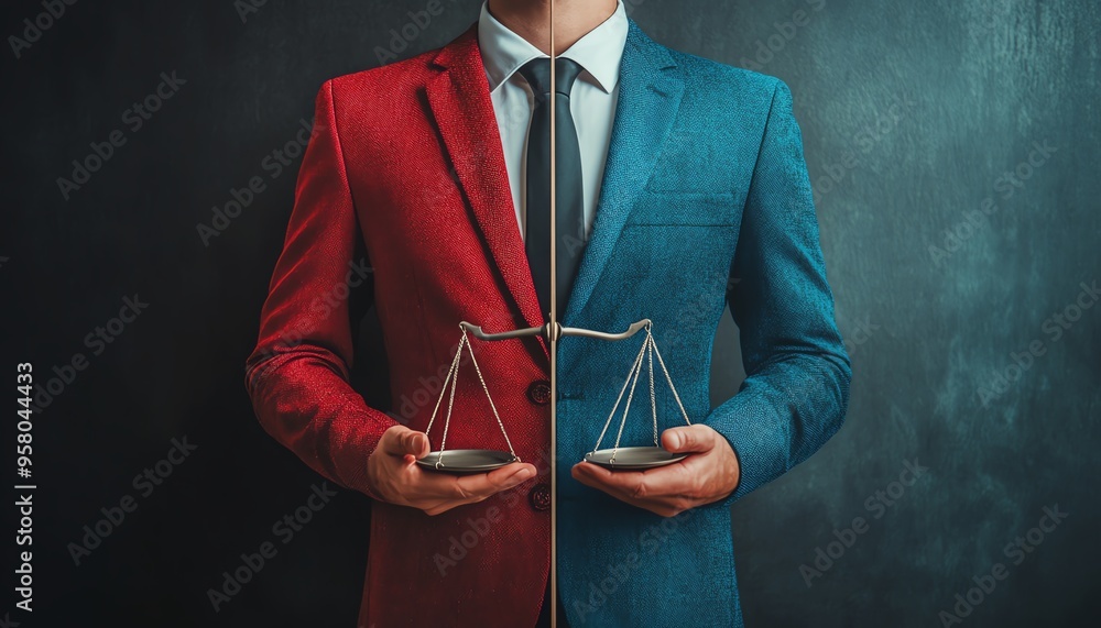 Concept of good versus bad choice in business ethics, illustrated with ...