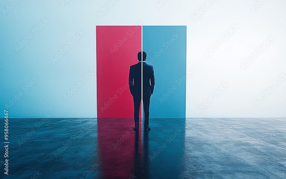 Visual representation of good and bad choices in business ethics ...