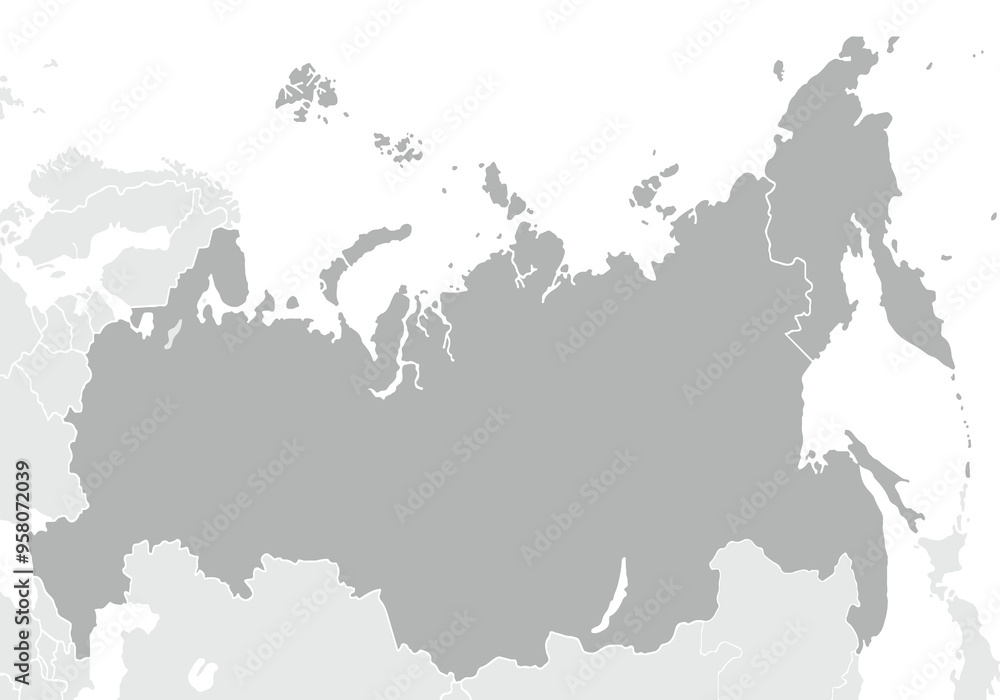 Political map of Russia. for website layouts,background,education ...