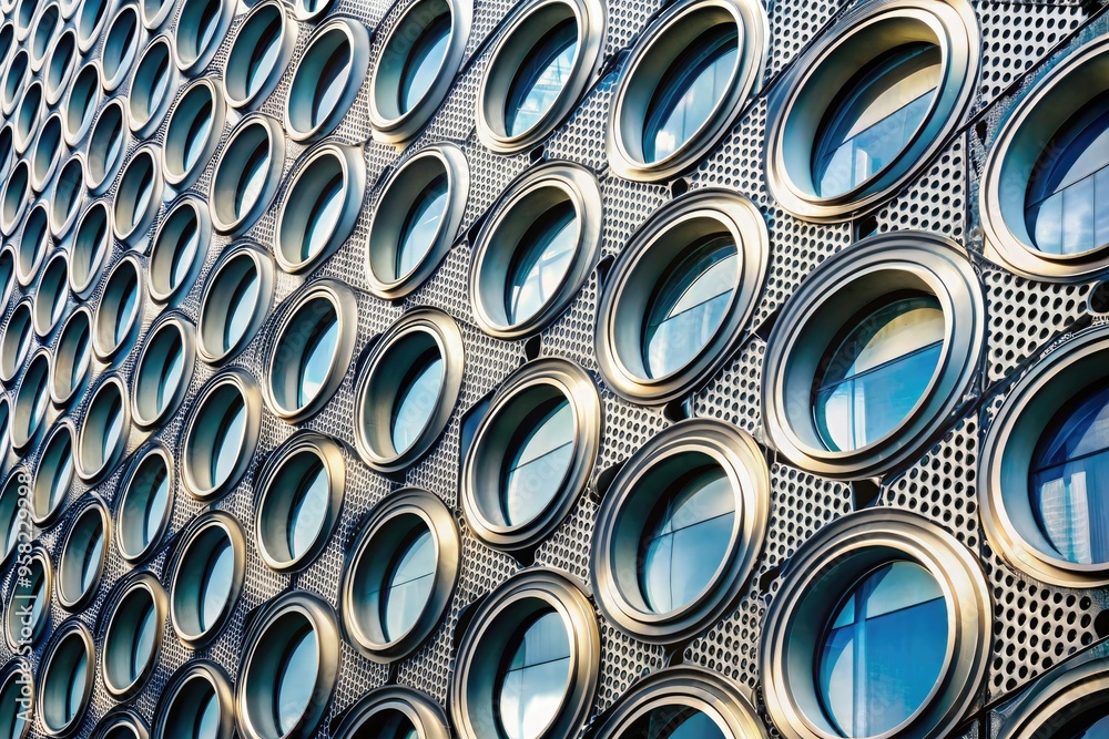 bold geometric architectural detail featuring repetitive line and ...