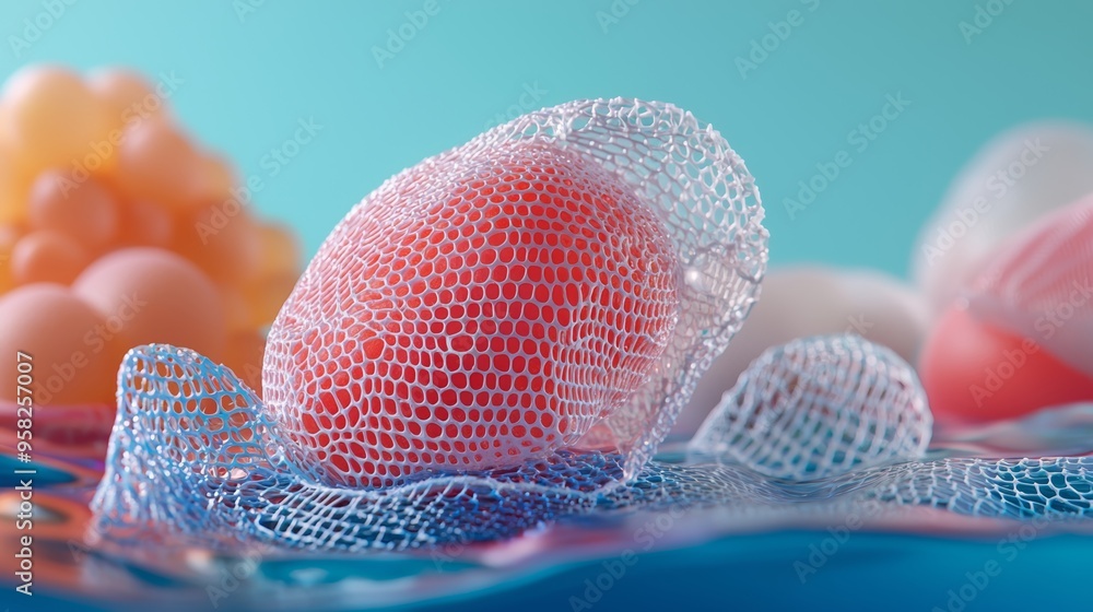 3D-printed mesh filters designed to capture microplastics in various ...