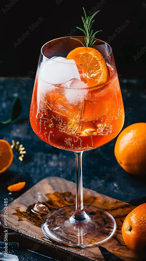 Aperol Spritz Cocktail in High Definition with Modern and Clean for ...