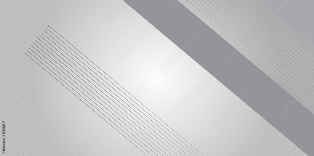 Abstract white and gray line background. Abstract white folds ...