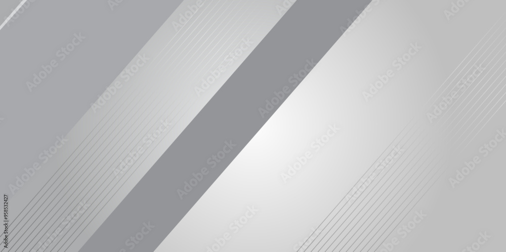 Abstract white and gray line background. Abstract white folds ...