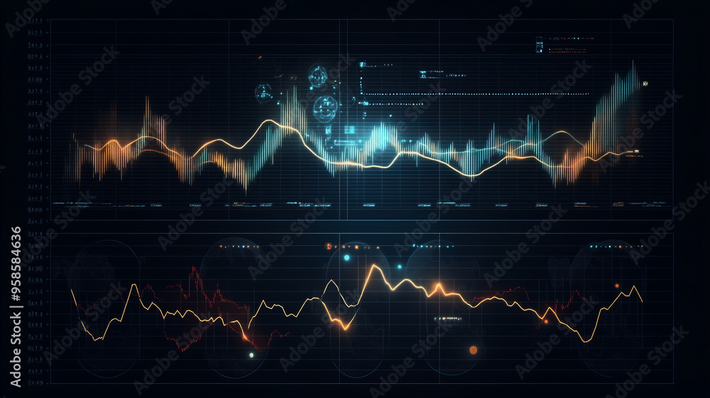 Generate a business chart showing stock market returns of leading ...