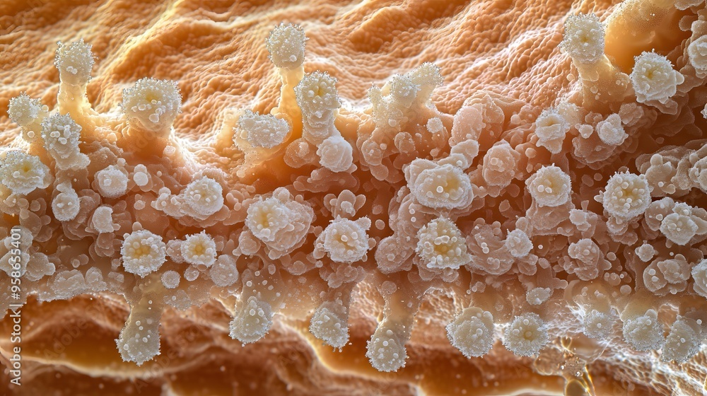 A highly detailed and realistic close-up of this bacteria: **Bordetella pertussis** - Causes ...