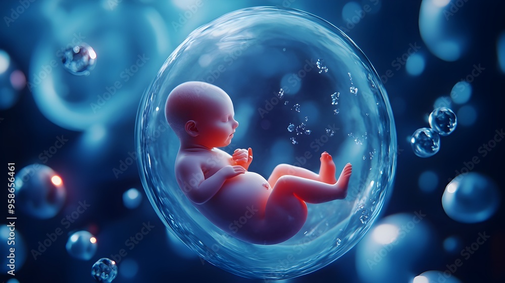 Surreal Rendition of an Unborn Embryo s Miraculous Growth and ...