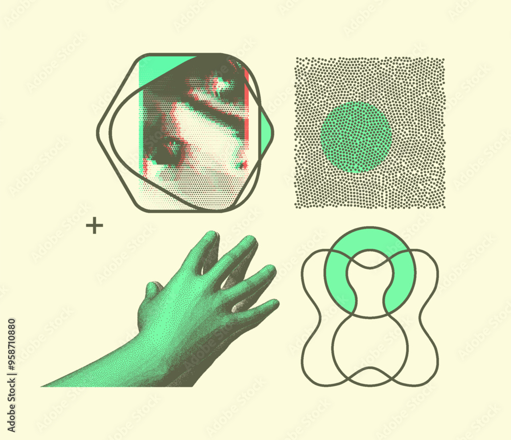 Time to think. A man's gaze. Hands with fingers folded together. Male ...