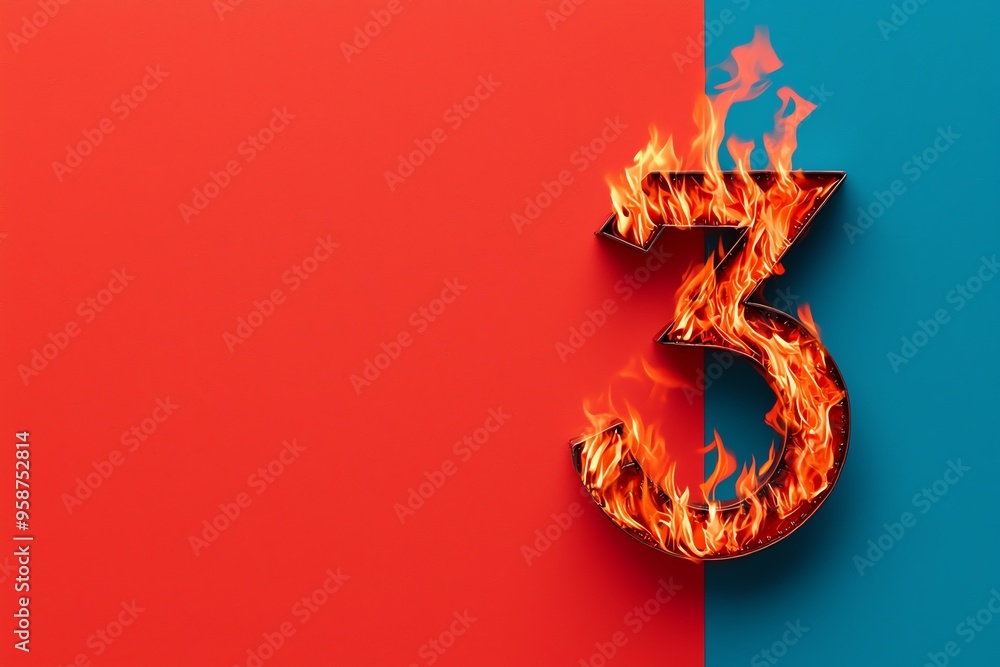 Interest rate percentage symbol melting away, representing economic ...