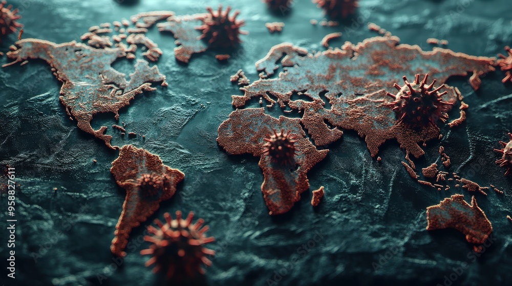 A detailed map showcases the global spread of monkeypox, highlighting ...