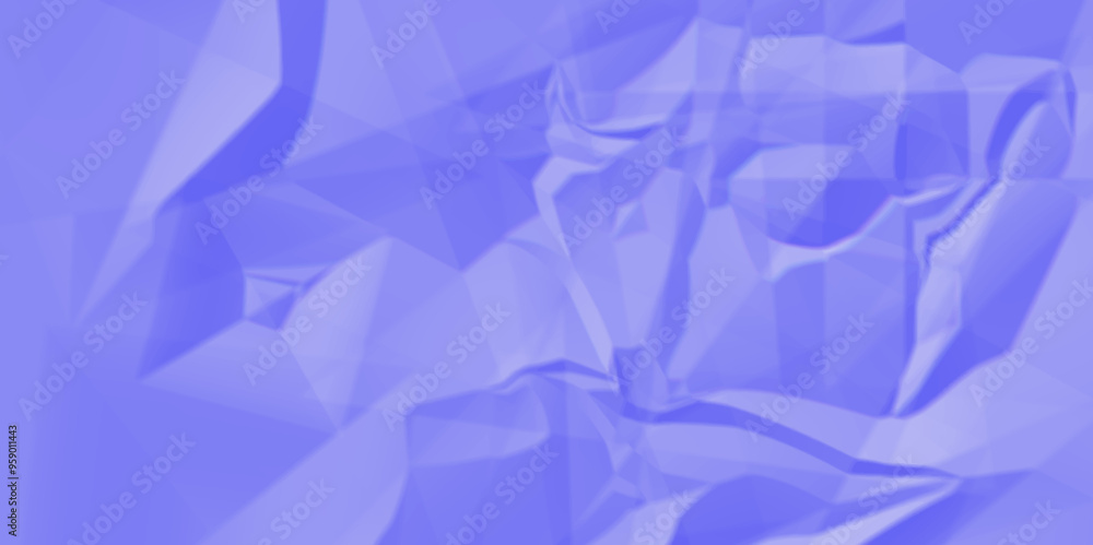 Abstract blue crumpled paper texture background. white fabric crushed ...
