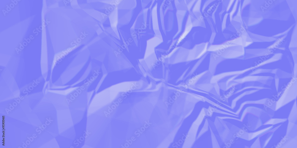 Abstract blue crumpled paper texture background. white fabric crushed ...