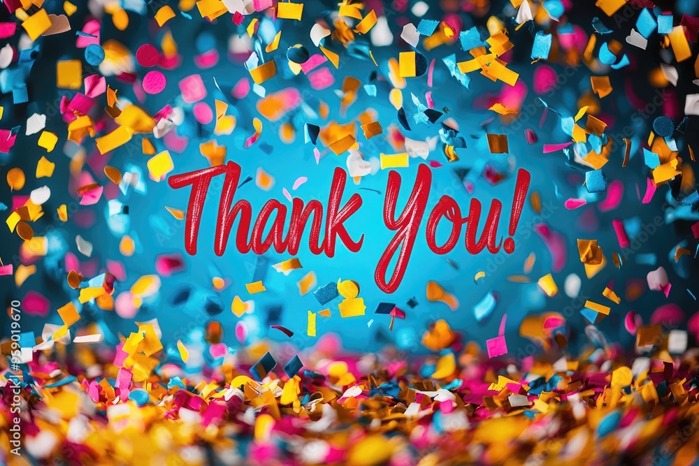 ภาพประกอบสต็อก Sincere acknowledgment: thank you, a timeless expression ...