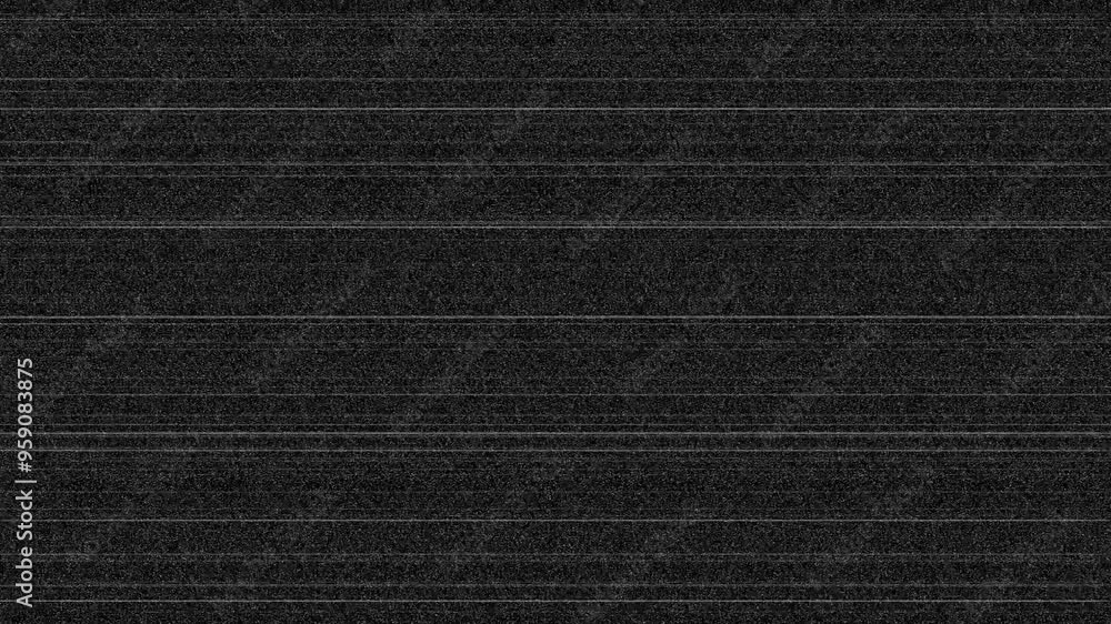 VHS static noise, tracking errors and VHS flickering on black ...