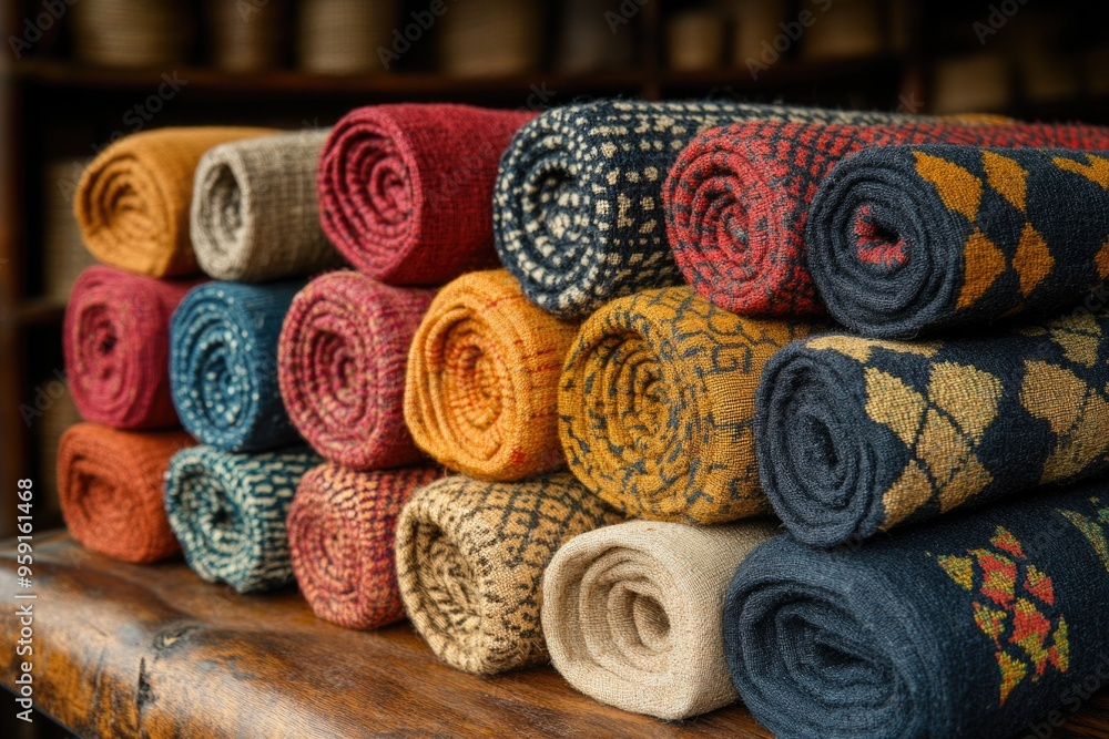 Exploring Line Patterns in Traditional Textiles: Geometric Shapes ...