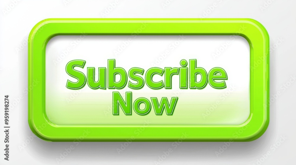 Catch Attention with This Eye-Catching 'Subscribe Now' Button Designed ...