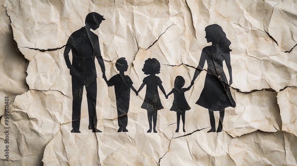 Divorce creates a painful rift in a family, leaving lasting scars on ...